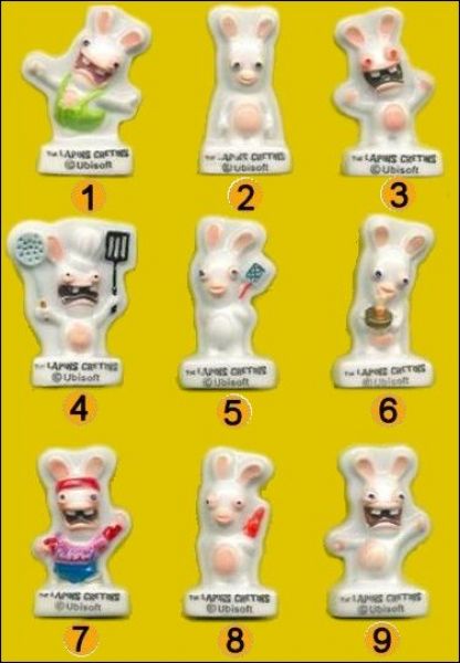 The Lapins Crétins Ubisoft - 9 Fèves Brillantes Casino 2011 Jeux