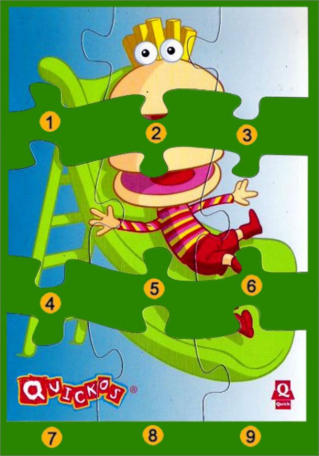 Quickos - 9 magnets Puzzle - Quick - 2010 Autres / Loisirs divers