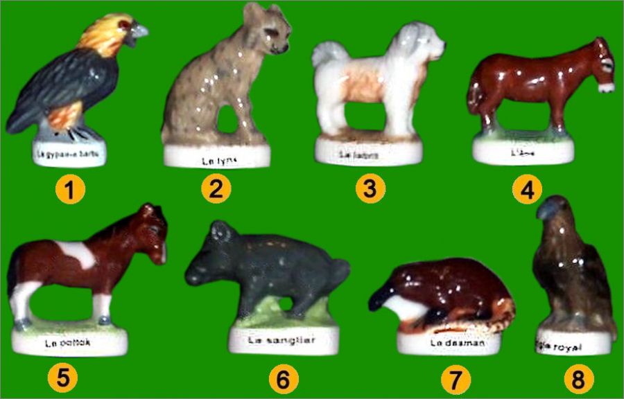Les Animaux des Pyrénées II - 8 Fèves Brillantes Prime 2008 Animaux
