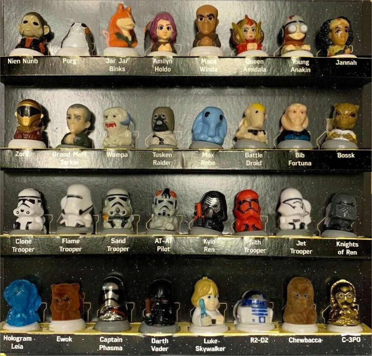 Star Wars 32 Figurines Rollinz 3.0 - Esselunga - 2020 Italie