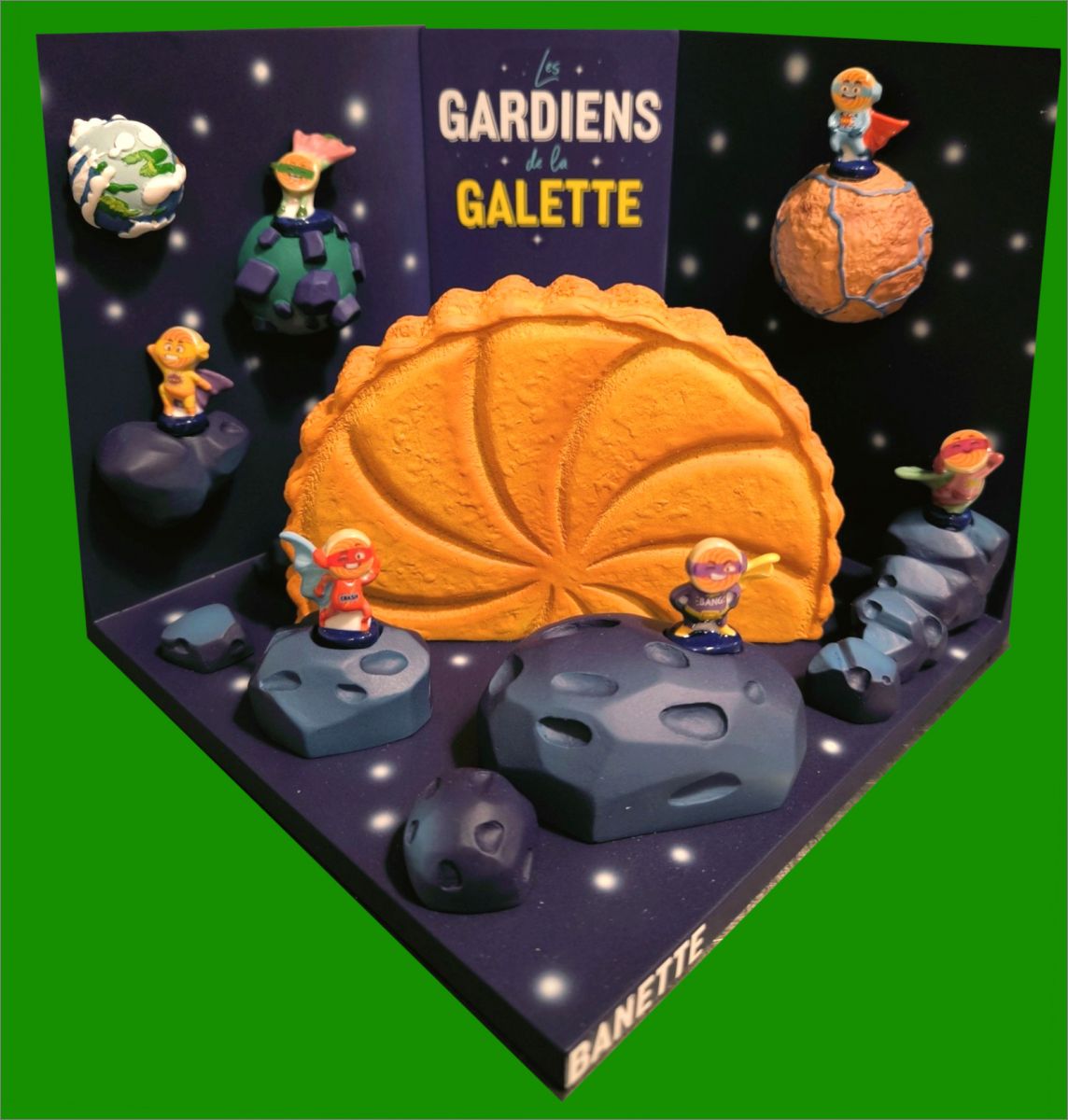 Les Gardiens de la Galette - 6 Fèves brillantes Banette 2025